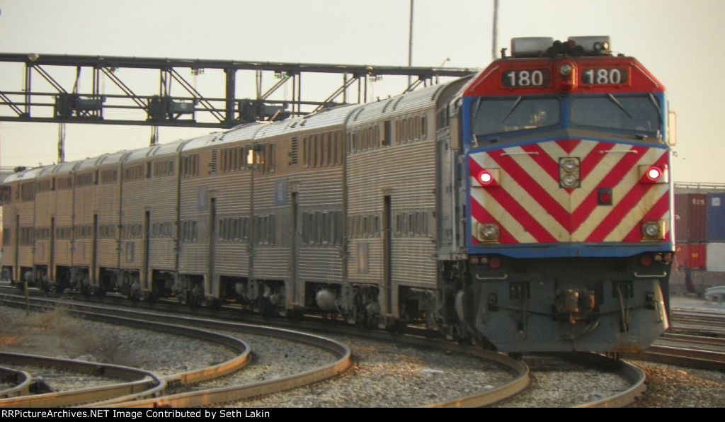 METX 180 and train 608